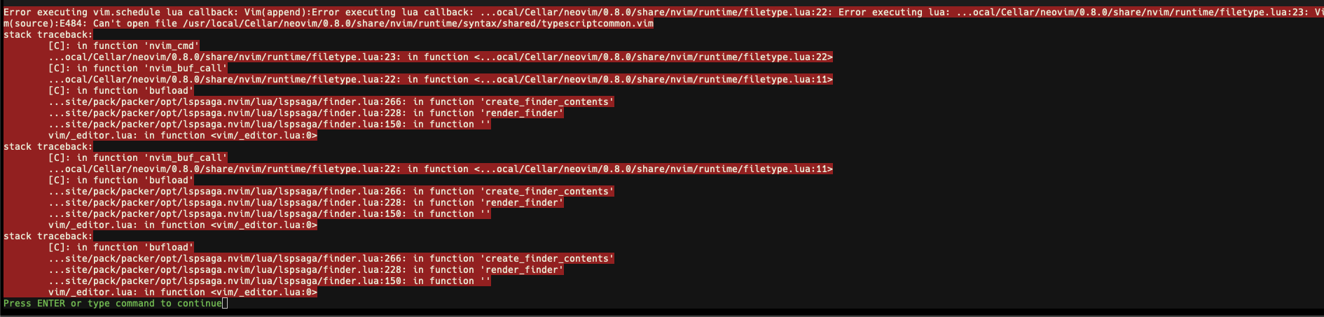 Lsp finder can be slow and throw errors in larger projects · Issue #616 · nvimdev/lspsaga.nvim ...