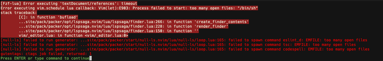 Lsp finder can be slow and throw errors in larger projects · Issue #616 ...