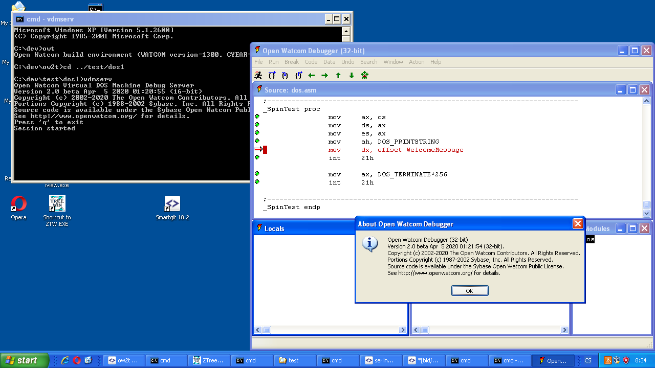 Does remote DOS debugging still work? · Issue #593 · open-watcom/open-watcom-v2 · GitHub
