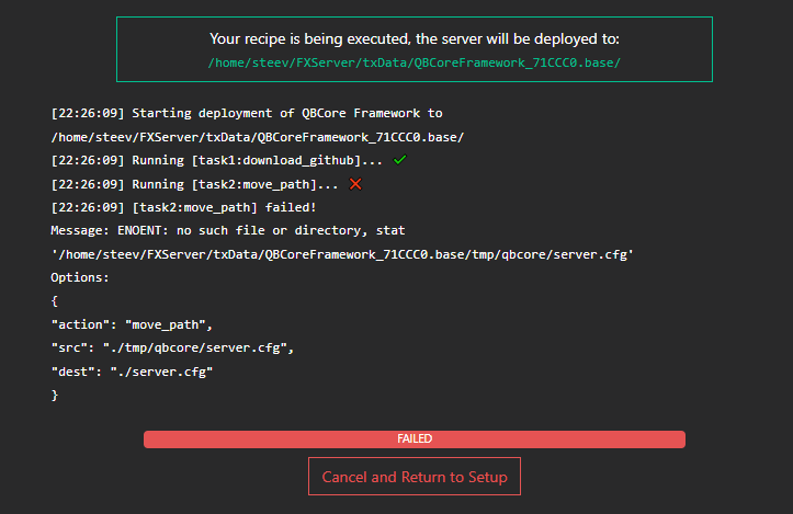 apparently missing files when deployed from txadmin · Issue #41 · qbcore-framework/txAdminRecipe ...
