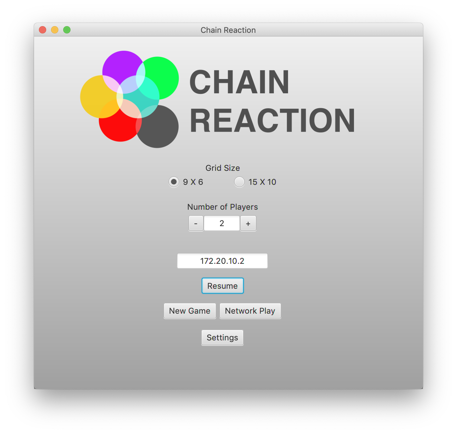 GitHub - madhur-tandon/Chain-Reaction-Multiplayer: Chain reaction is a ...