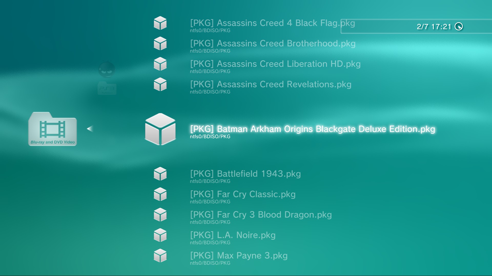 Not showing all PKG files in Blu-ray and DVD folder · Issue #735 · aldostools/webMAN-MOD · GitHub