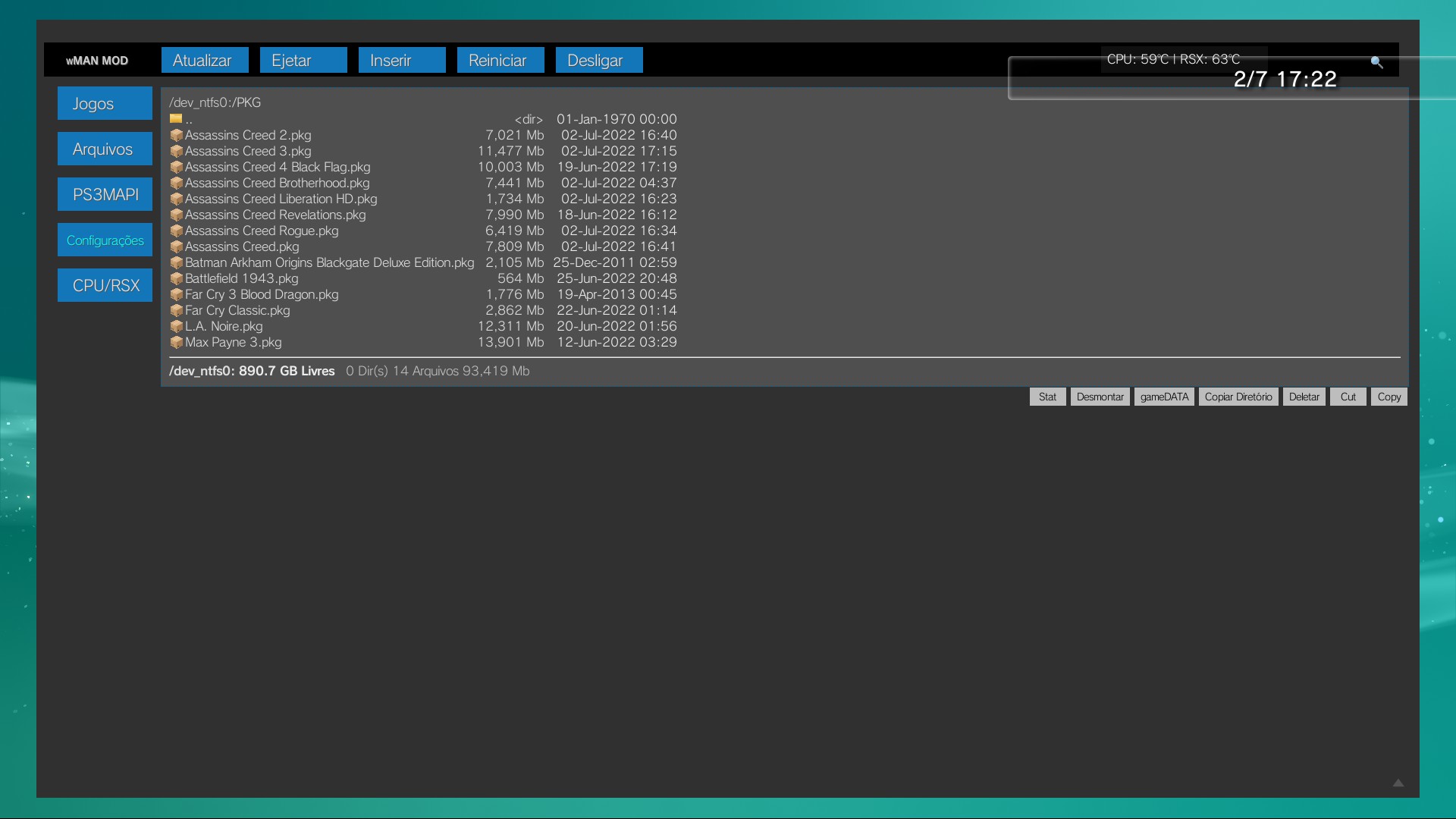 Not showing all PKG files in Blu-ray and DVD folder · Issue #735 · aldostools/webMAN-MOD · GitHub