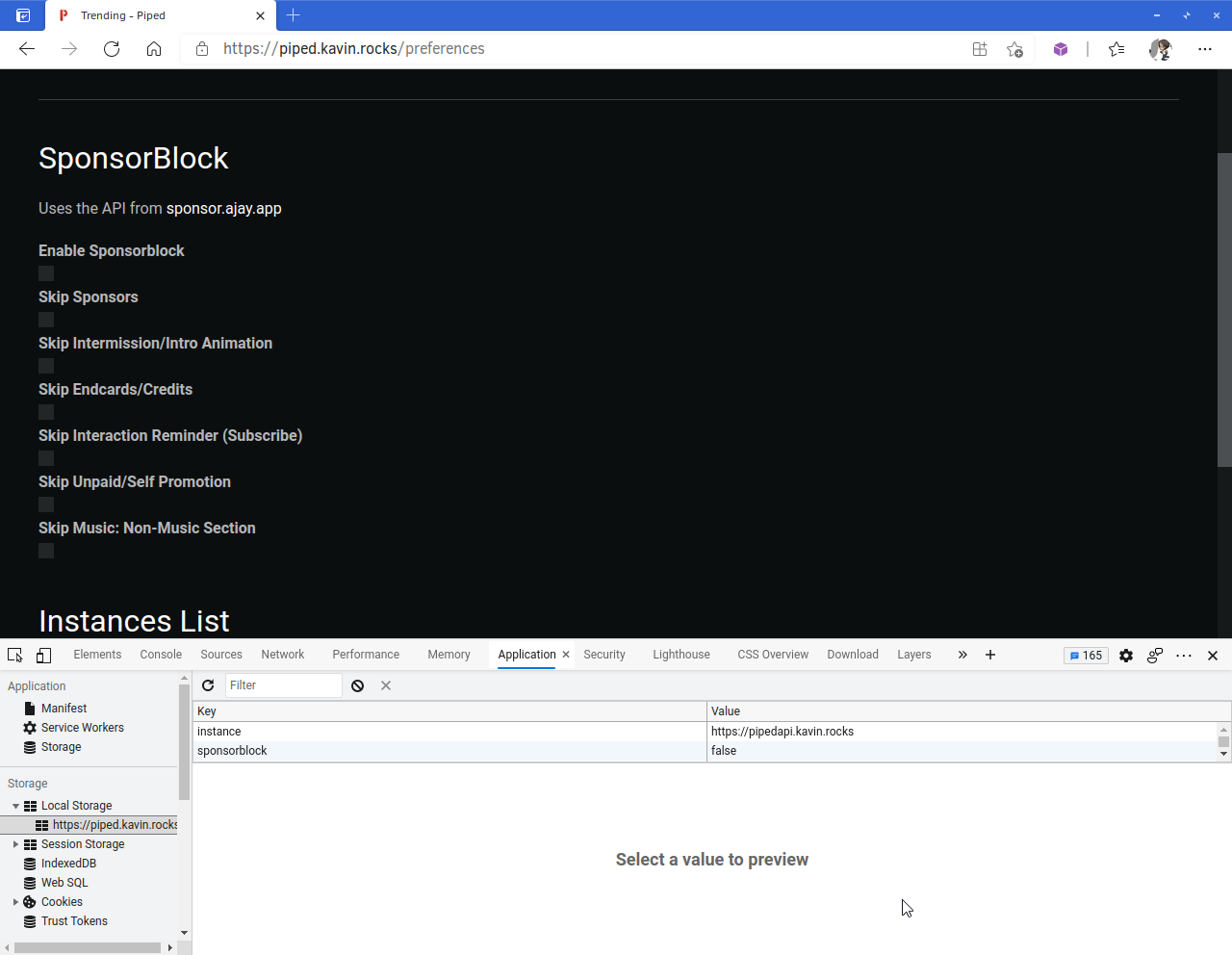 Settings Not Being Saved · Issue #131 · TeamPiped/Piped · GitHub