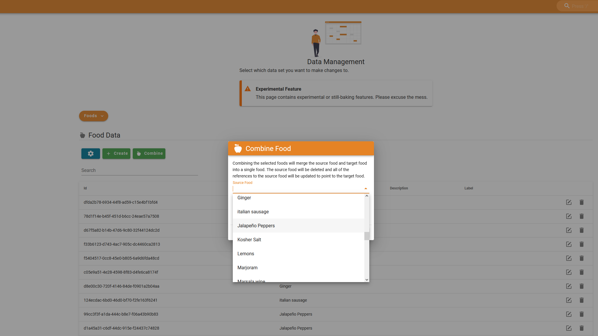 [v1.0.0b] - Disallow duplicate ingredients · Issue #2229 · mealie-recipes/mealie · GitHub