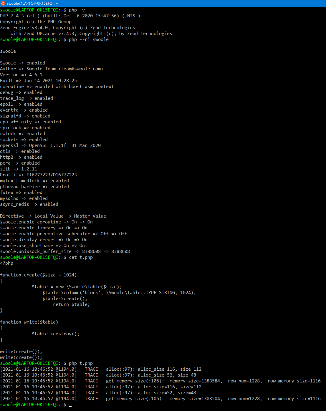 \Swoole\Table Segmentation fault · Issue #3999 · swoole/swoole-src · GitHub