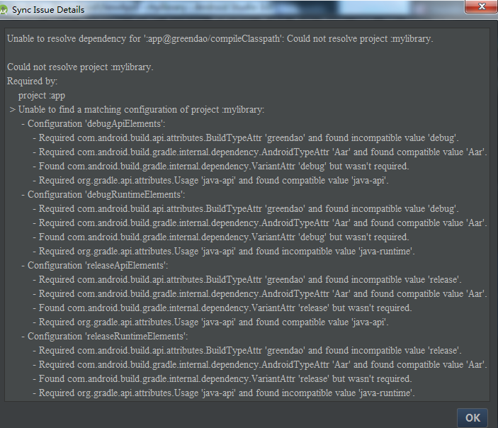 build fail on android studio 3.0 · Issue #779 · greenrobot/greenDAO · GitHub