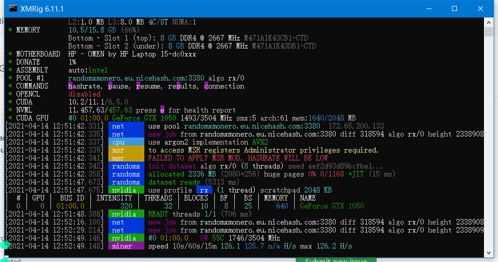 Why Not Add Support GPU on XMrig ? · Issue #2401 · nicehash/NiceHashMiner · GitHub