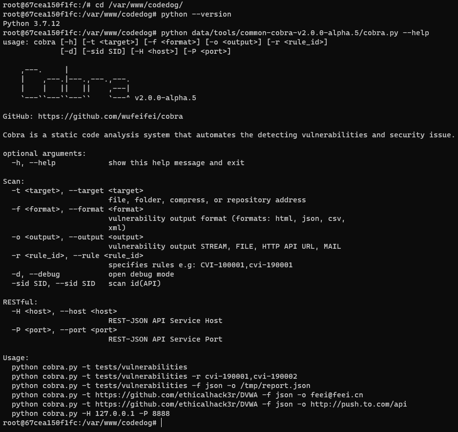 当前环境不支持cobra工具步骤:['analyze'] · Issue #42 · Tencent/CodeAnalysis · GitHub