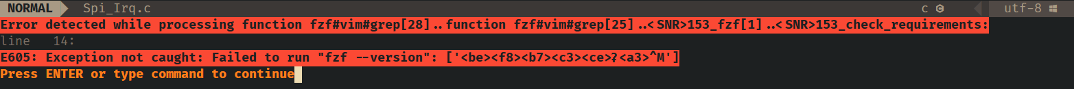 Failed to run "fzf --version": [' ? ^M'] · Issue #2256 · junegunn/fzf · GitHub