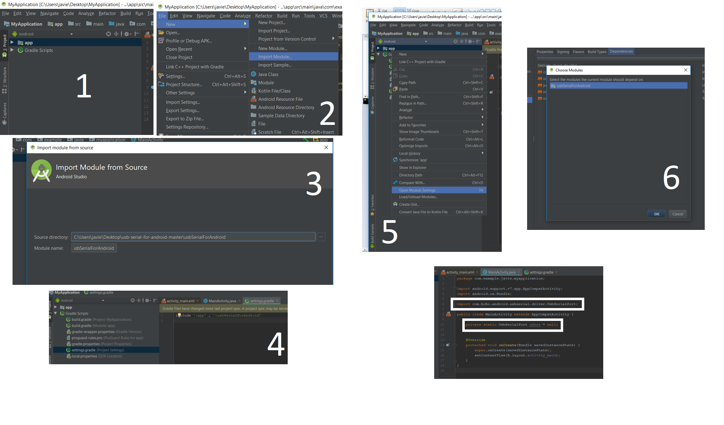 How to import this library in android studio? · Issue #129 · mik3y/usb ...