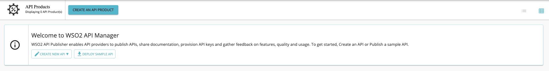 API listing, disable grid/list change button when there are no data · Issue #5466 · wso2/product ...