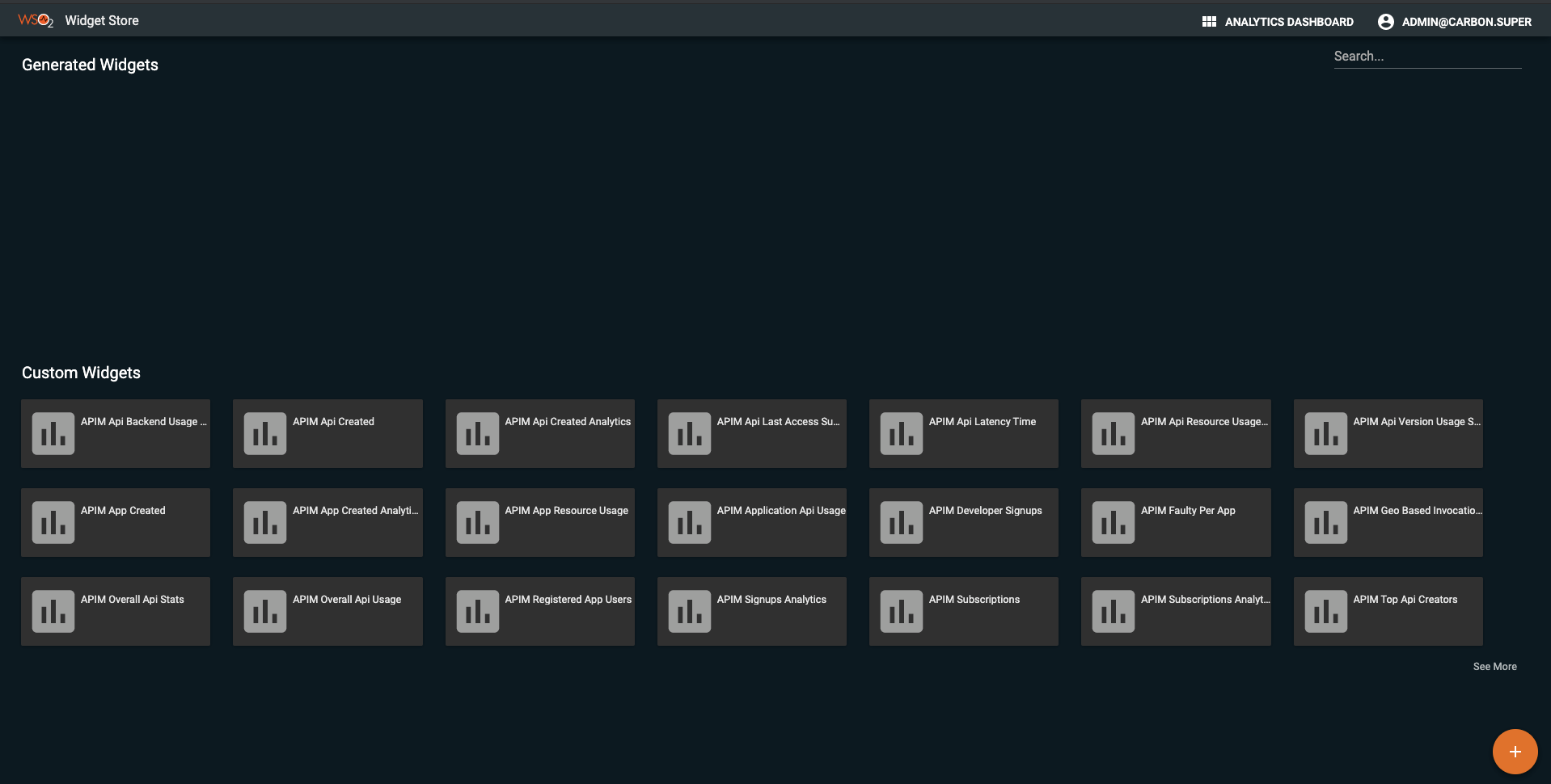 Generated Widgets section take space when empty. · Issue #800 · wso2/analytics-apim · GitHub