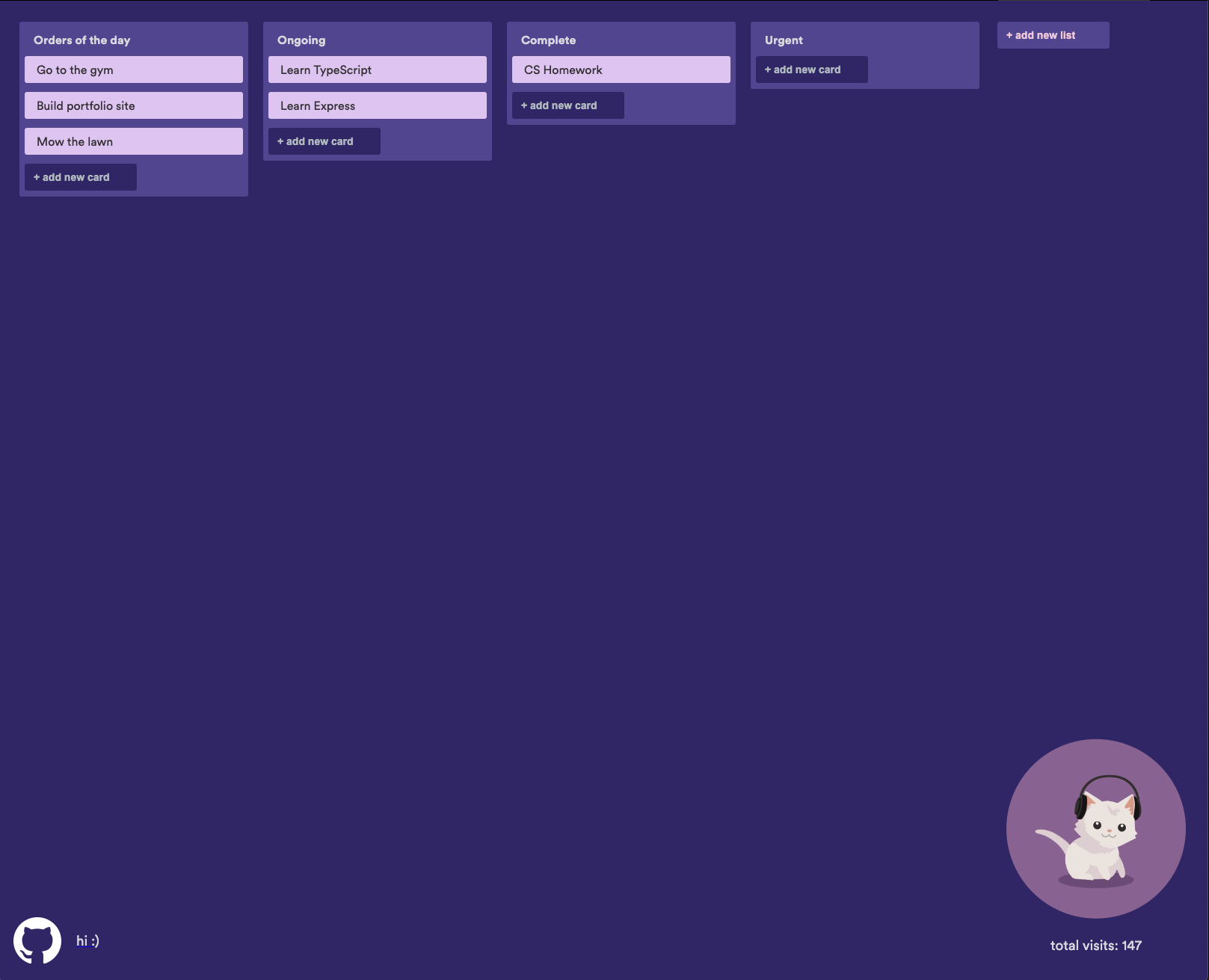 Github Smokycoffeedo Your Tasks React And Typescript Web Project To Organise Daily To Do