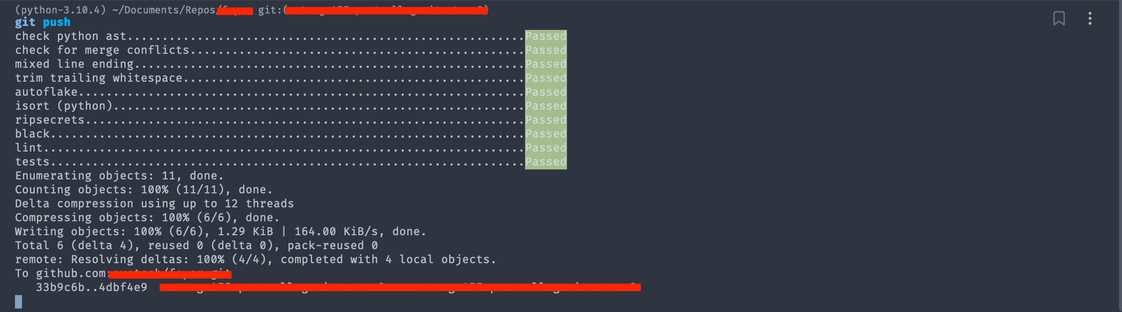 Completed commands (eg git push) sometimes fail to close block on fish shell · Issue #2013 ...