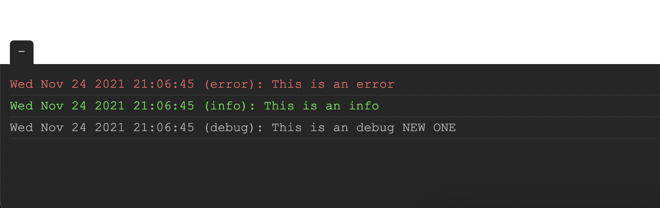 GitHub - cpreid/cplogger: simple logging lib for browser