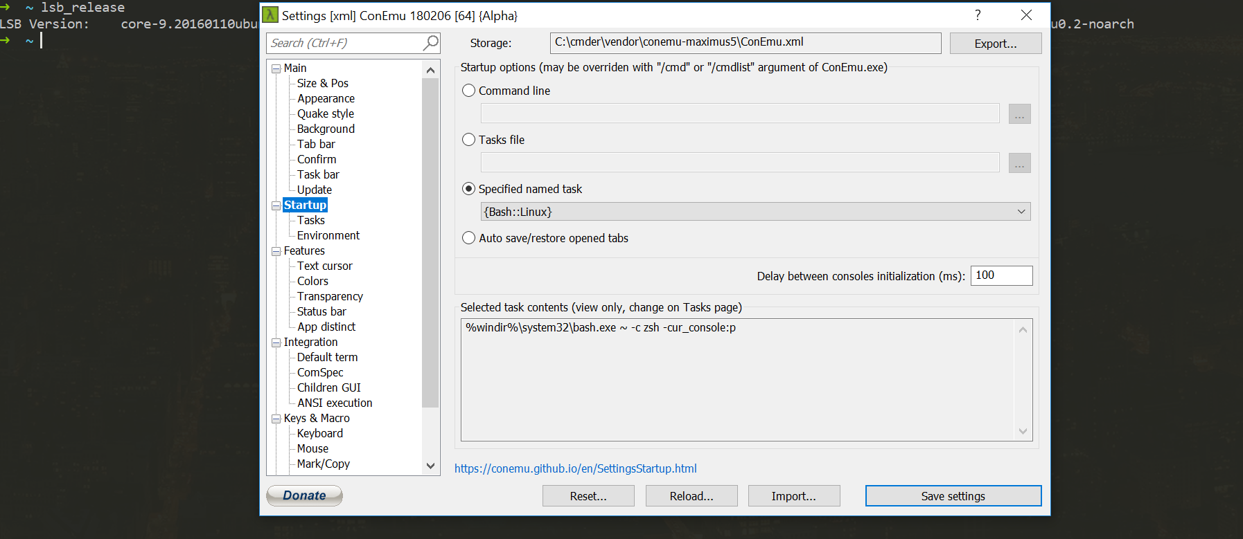 Support for the new Windows 10 bash shell · Issue #901 · cmderdev/cmder · GitHub