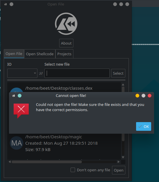 Cutter unable to open an apk · Issue #802 · rizinorg/cutter · GitHub