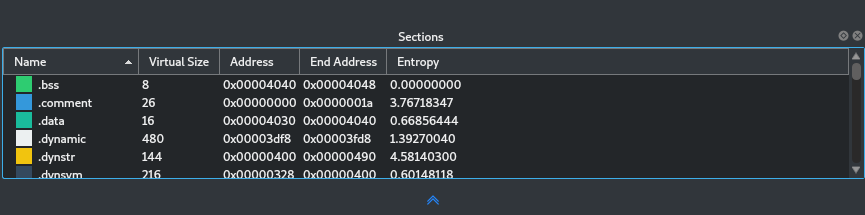 [Sections Widget] Quick Improvements to RAW-VIRTUAL map views · Issue #967 · rizinorg/cutter ...