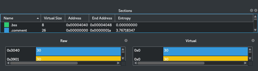 [Sections Widget] Quick Improvements to RAW-VIRTUAL map views · Issue #967 · rizinorg/cutter ...