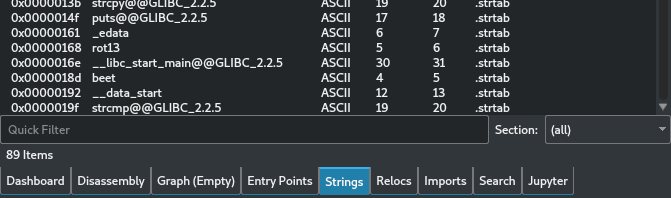 Strings Widget quick-filter issues · Issue #968 · rizinorg/cutter · GitHub