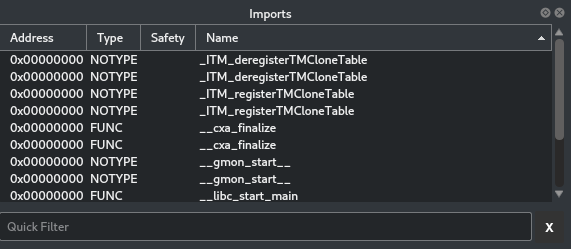 Strings Widget quick-filter issues · Issue #968 · rizinorg/cutter · GitHub