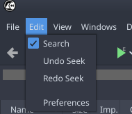 Add shortcut label to Redo and Undo seek on Edit menu · Issue #1836 · rizinorg/cutter · GitHub