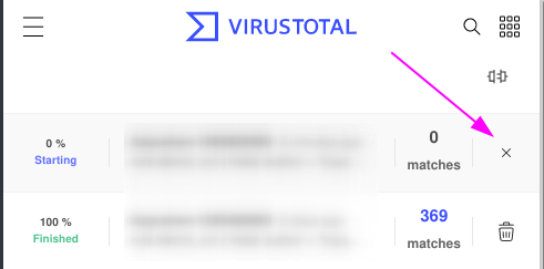 Remove the Actions column from the Recent Jobs page · Issue #24 · CERT-Polska/mquery · GitHub