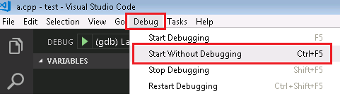 [Windows][cygwin] The operation of 'Start Without Debugging' is invalid · Issue #1933 ...