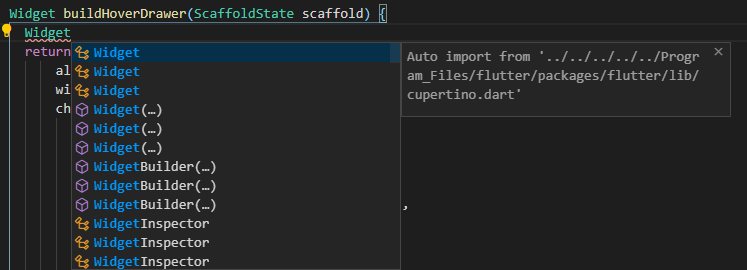 VS Code Suggest have some problem after upgrade to "Flutter 1.13.3-pre ...