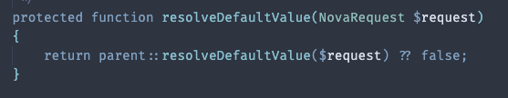 Boolean Field With Any Dependson Does Not Show Truechecked State · Issue 5279 · Laravel