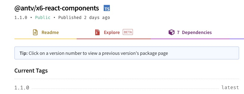 包的版本问题 · Issue #549 · antvis/X6 · GitHub