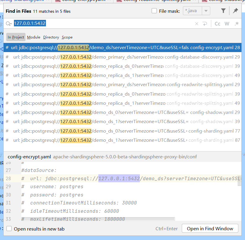 ShardingSphere-Proxy is configured with mysql, but postgresql exception is thrown · Issue #13120 ...