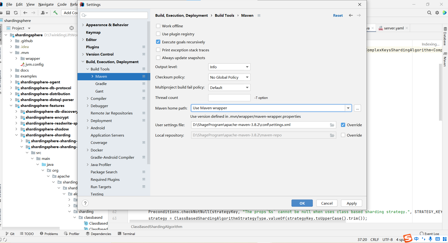 BUILD FAILURE on project shardingsphere-sql-parser-sql92 · Issue #13159 · apache/shardingsphere ...