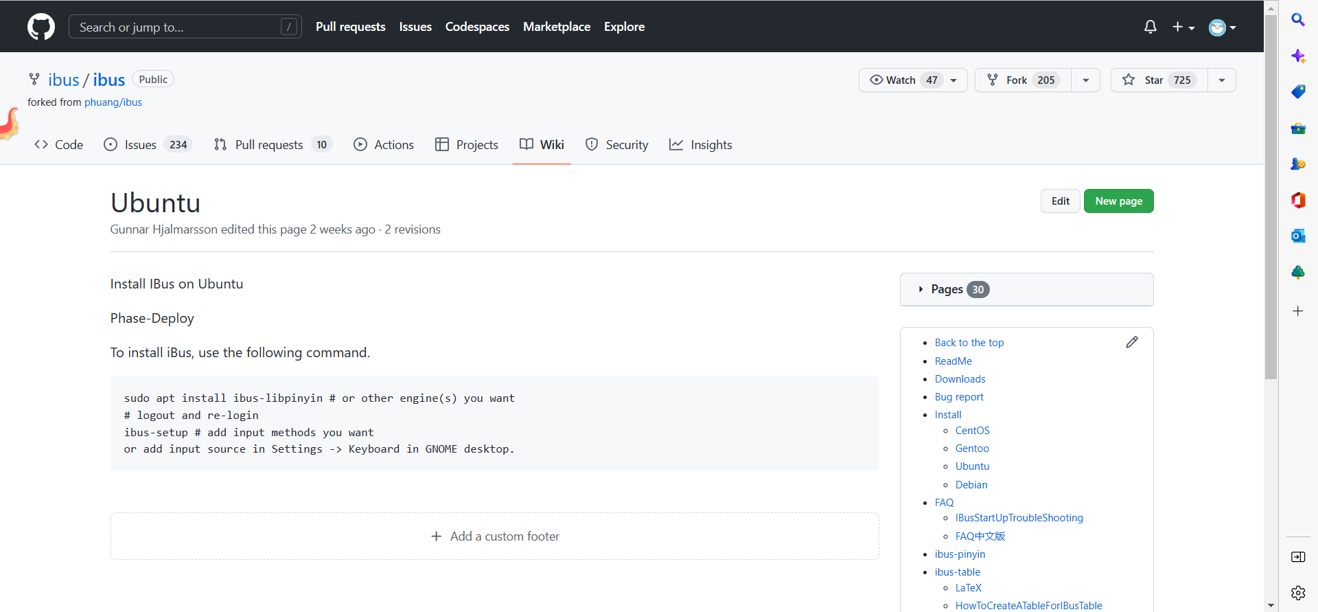 Expect to update the Github Wiki section on Ubuntu installations · Issue #2458 · ibus/ibus · GitHub