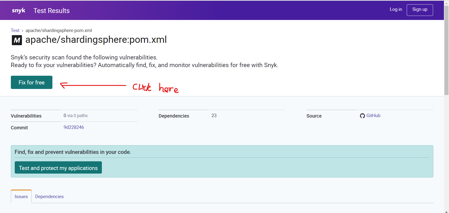 Snyk vulnerability scanning · Issue #23558 · apache/shardingsphere · GitHub