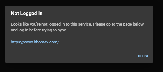 BUG: HBO Max not scrobbling + history sync not working - EU · Issue ...