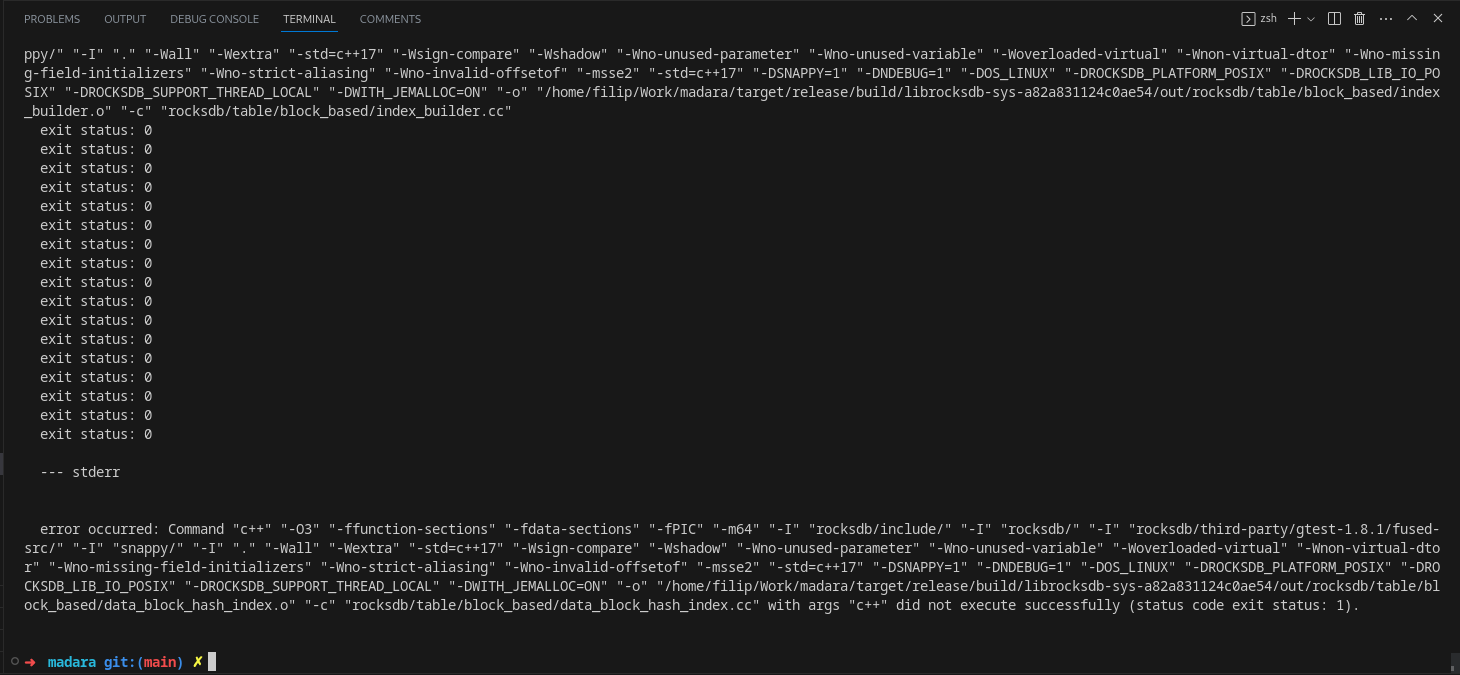 bug: Can't build the repo on Fedora 38 · Issue #373 · keep-starknet-strange/madara · GitHub
