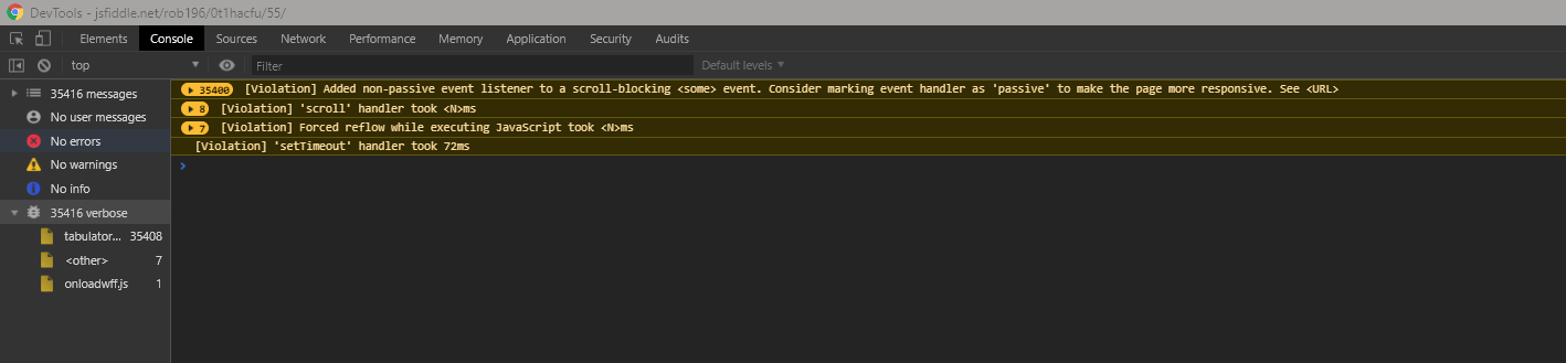 Scrolling Performance · Issue #2185 · olifolkerd/tabulator · GitHub