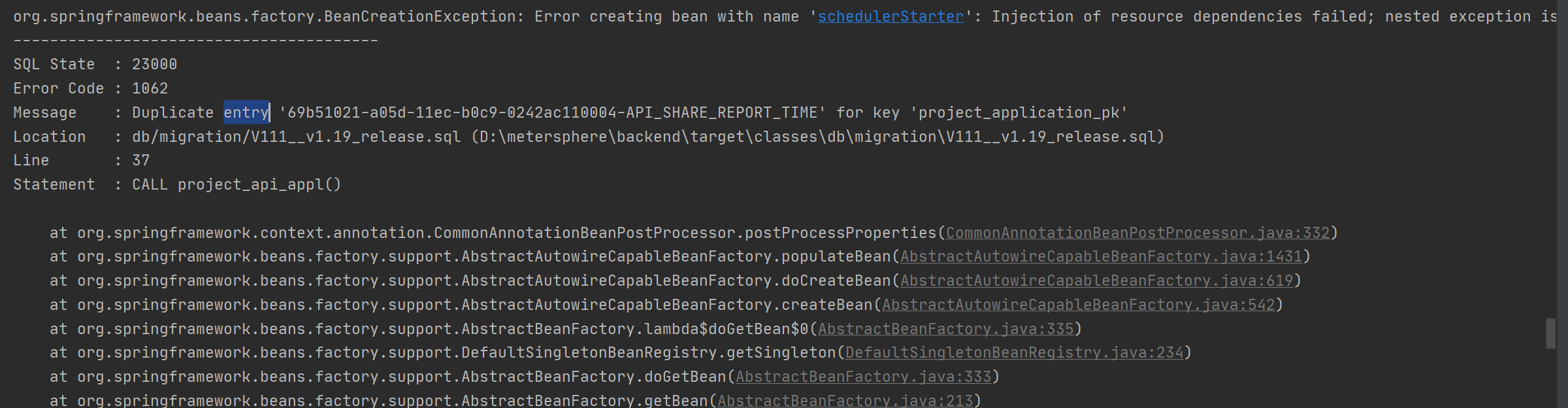 [BUG]升级到最新版后所有用例执行均报sql错误 · Issue #11388 · metersphere/metersphere · GitHub