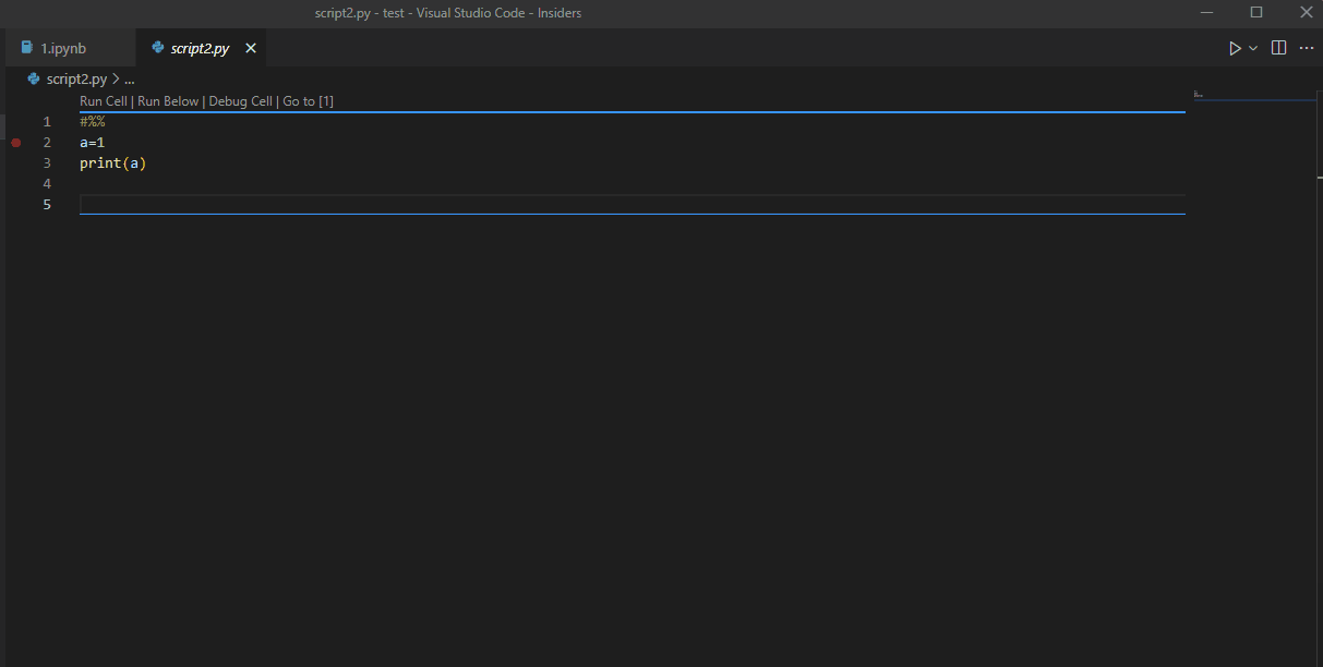 Interactive window cell looks like it's still running after completed ...
