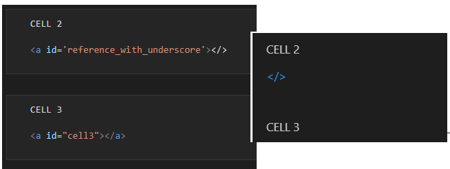 Markdown links to another cell don't work when contains underscore · Issue #152659 · microsoft ...