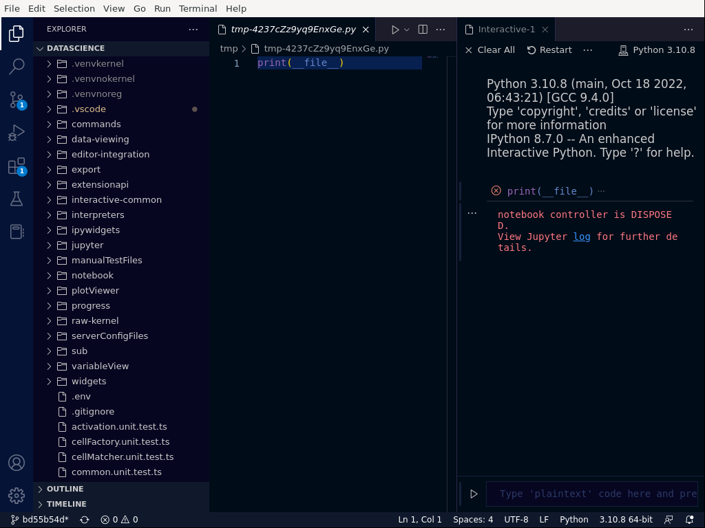 Constantly failing test '__file__ exists even after restarting a kernel ... Constantly failing test '__file__ exists even after restarting a kernel ...