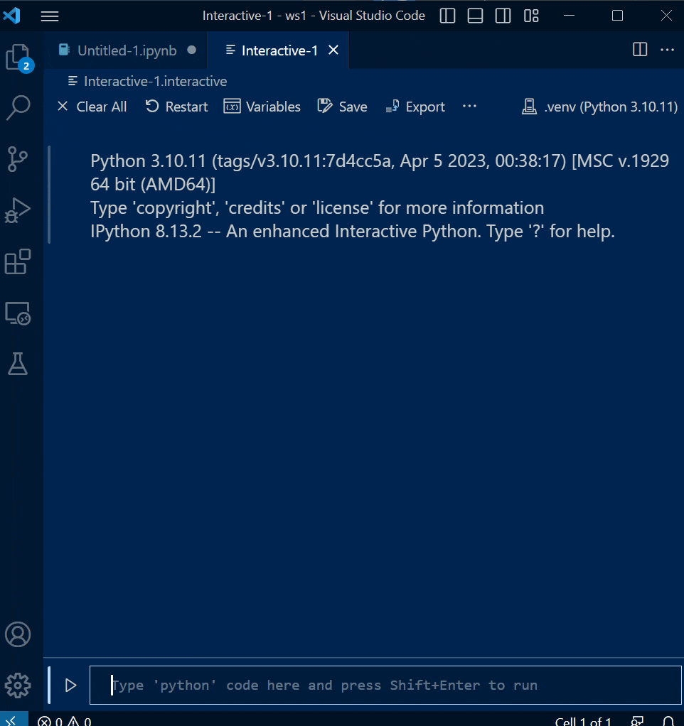 Clear All In Python Interactive Stops Intellisense · Issue 13782 · Microsoftvscode Jupyter
