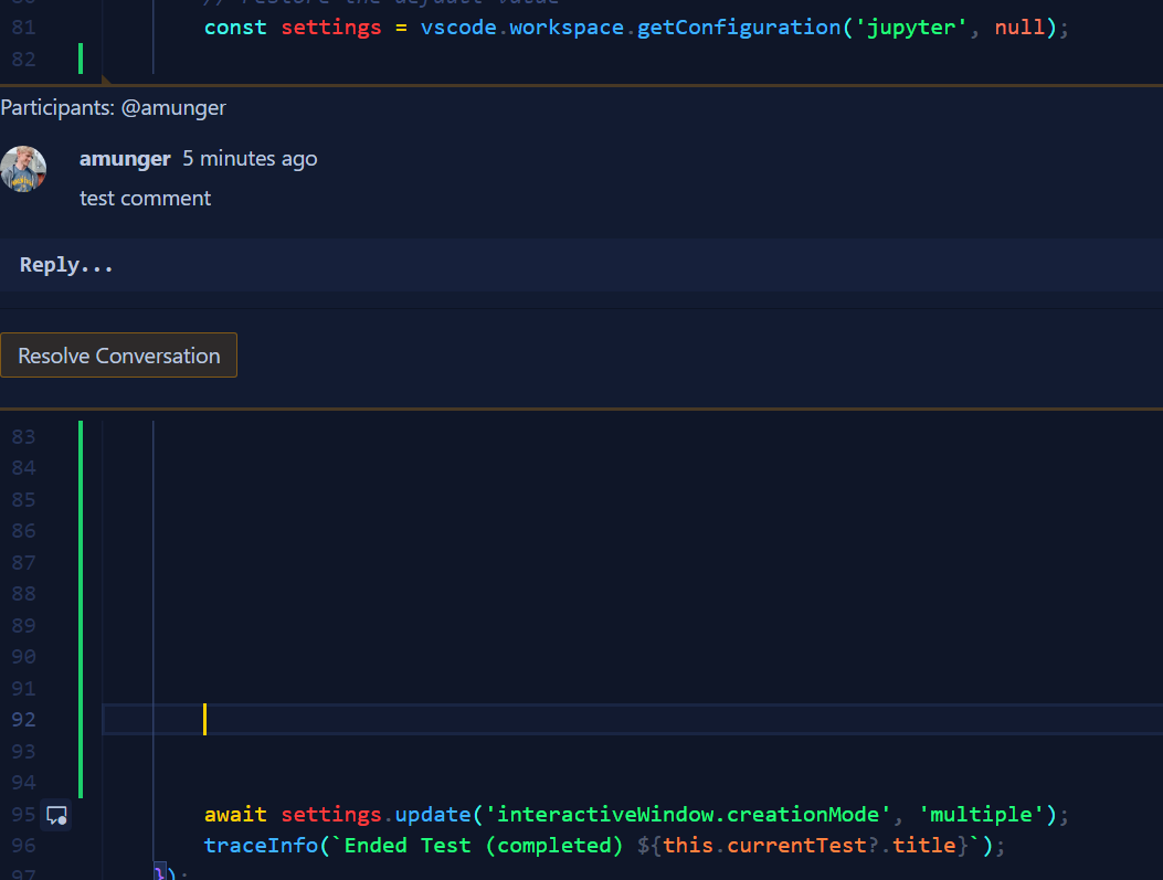 Pull Review Comments need updating while refactorting. · Issue #4608 · microsoft/vscode-pull ...