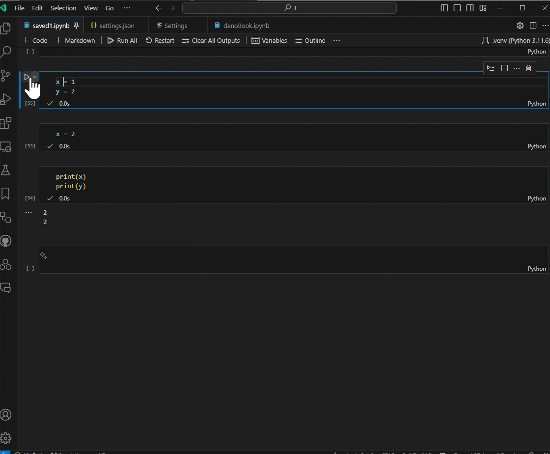 `run With Dependent Cells` Not Running Dependent Cells · Issue 14556 · Microsoft Vscode Jupyter