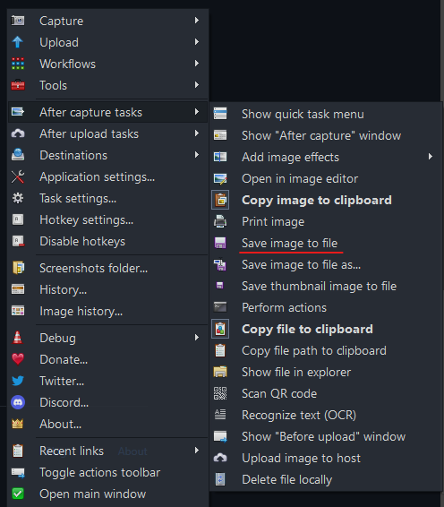 Video Recording To Clipboard · Issue 5407 · Sharexsharex · Github 