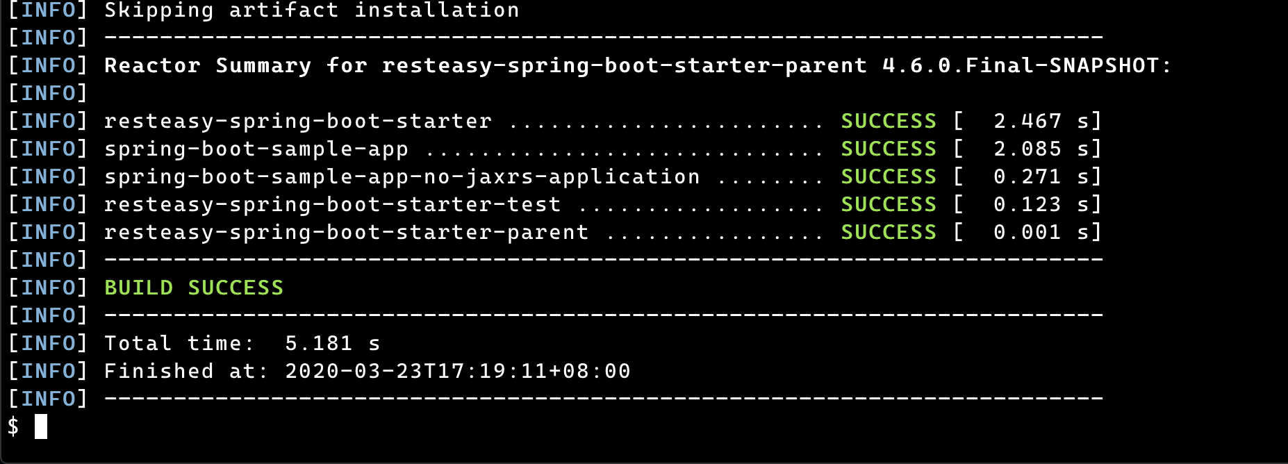 wildfly部署resteasy-spring-boot-starter · GitHub