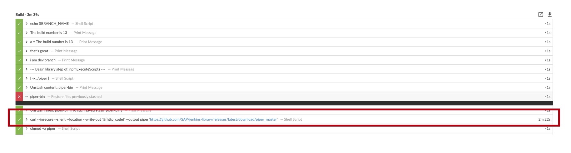 How to prevent Piper step to download again and again · Issue #4191 · SAP/jenkins-library · GitHub