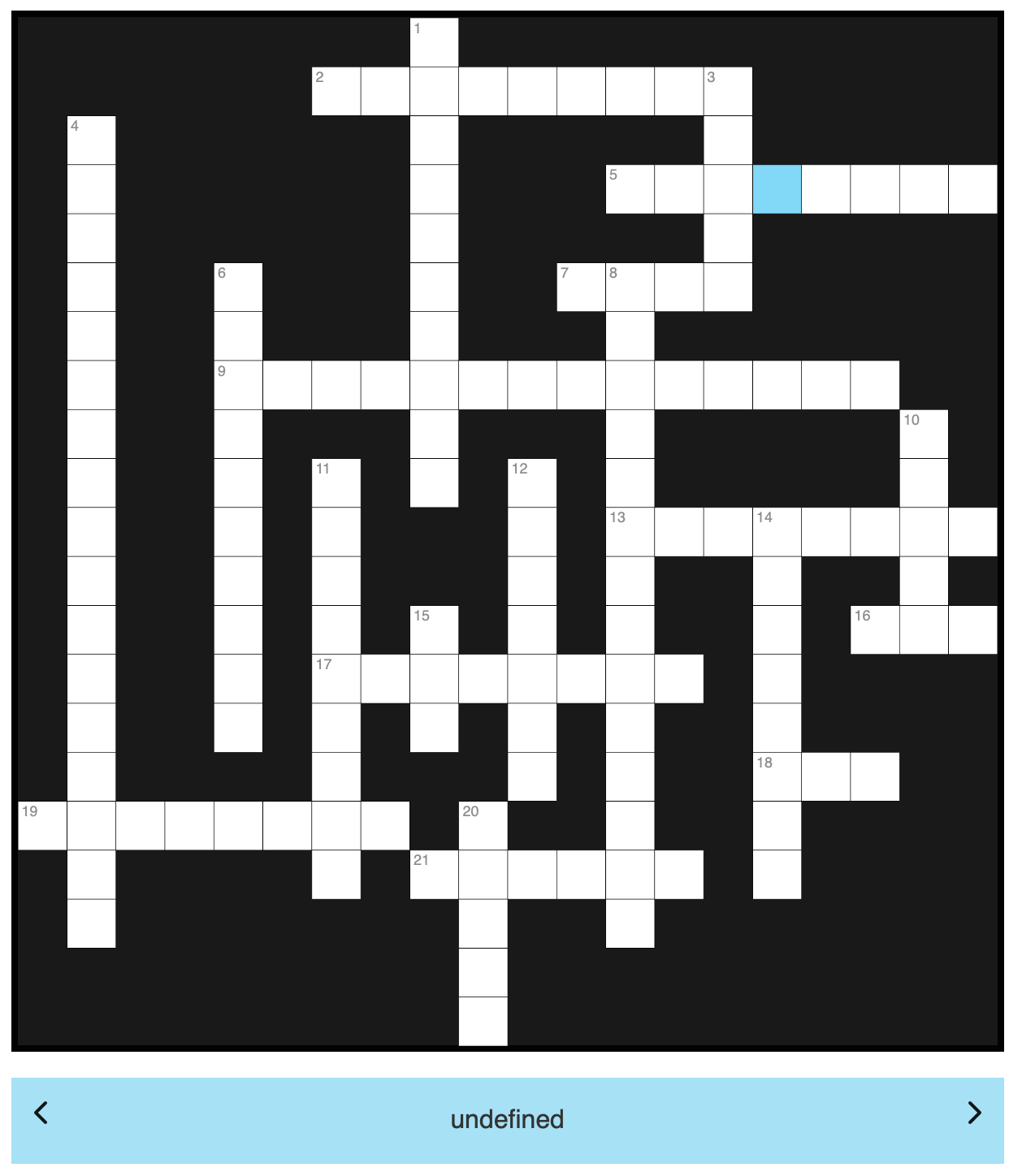 Mobile Clues can show 'undefined' · Issue #74 · russellsamora/svelte-crossword · GitHub
